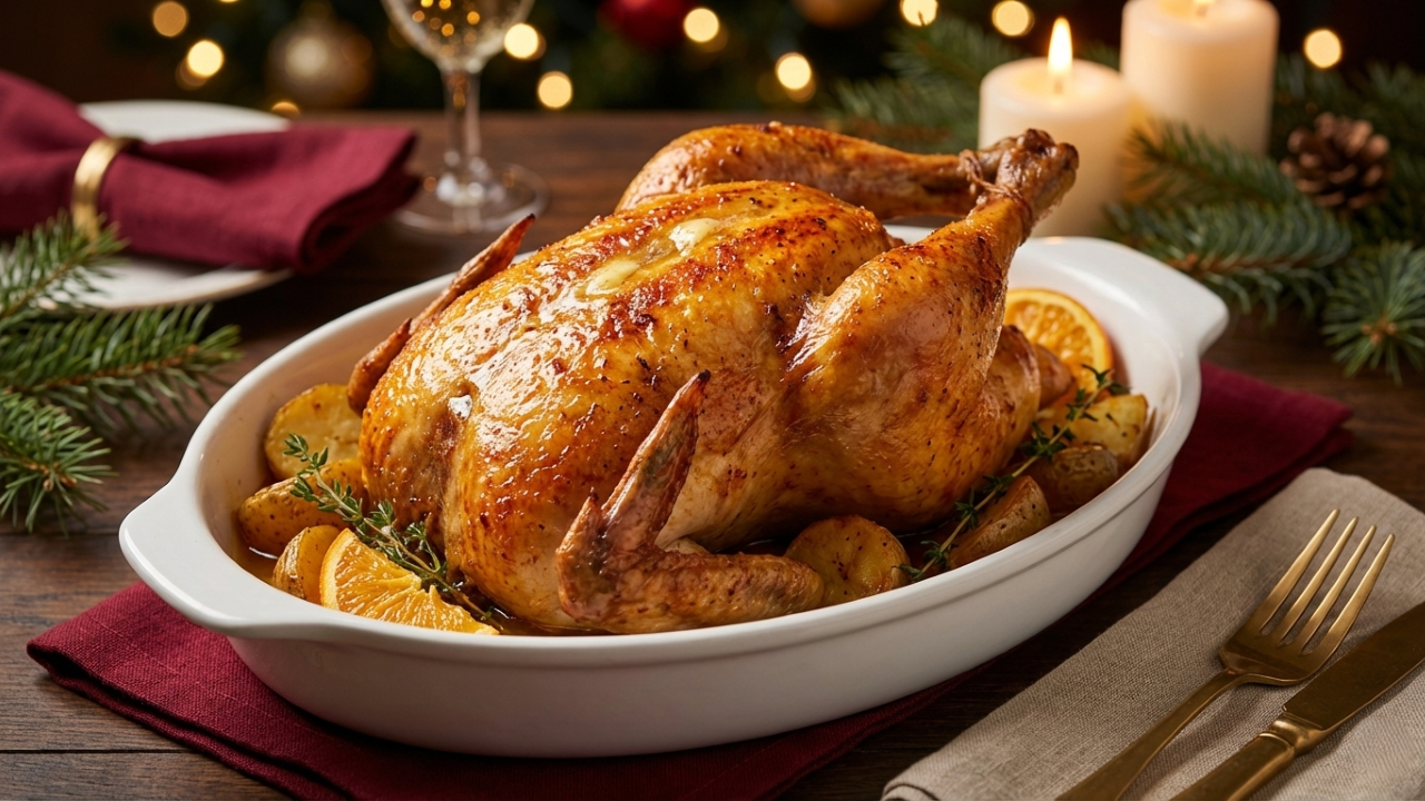 Essa receita de Chester assado é simples, suculenta e perfeita para a ...