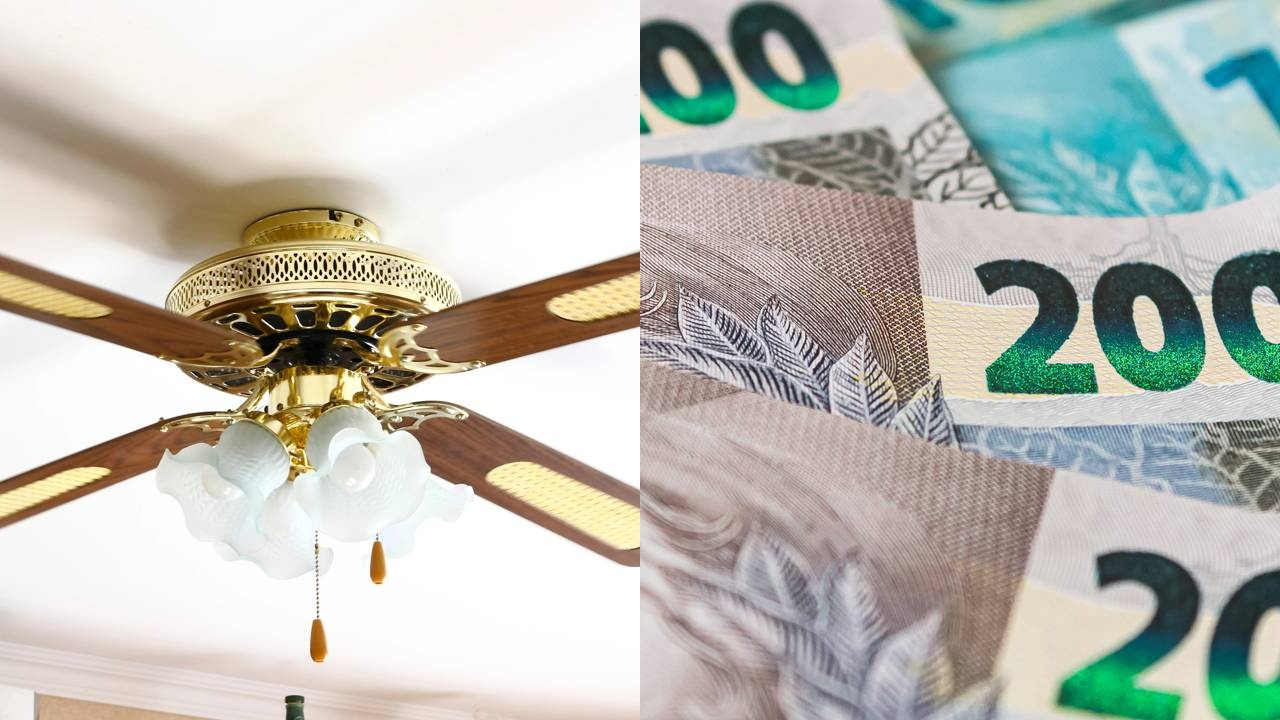 Quanto você realmente paga para colocar um ventilador no teto de casa