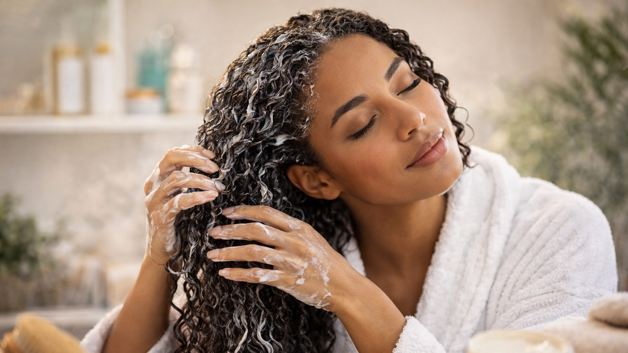 Rotina capilar certa devolve hidratação e protege fios extremamente ...