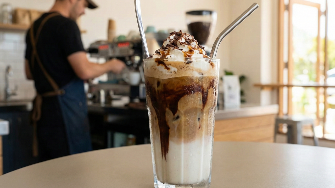 Como preparar um café mocha gelado com chocolate refrescante digno de ...