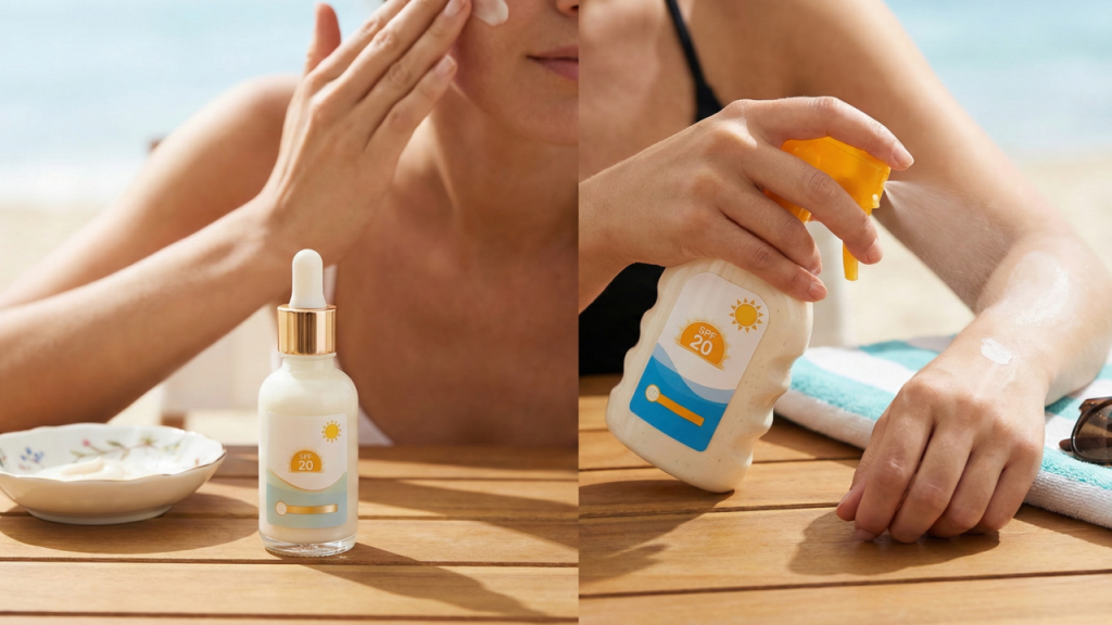 Protetor solar facial vs. corporal: existe diferença real ou é só ...